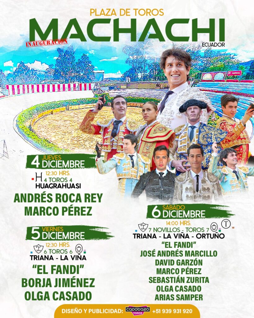 Machachi abre hoy la fiesta taurina en Ecuador y tres grandes tardes ...